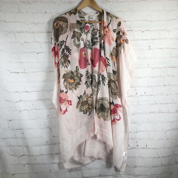 Blush | Accessories | Woven Heart Kimino Shaw Light Blush Pink Floral ...